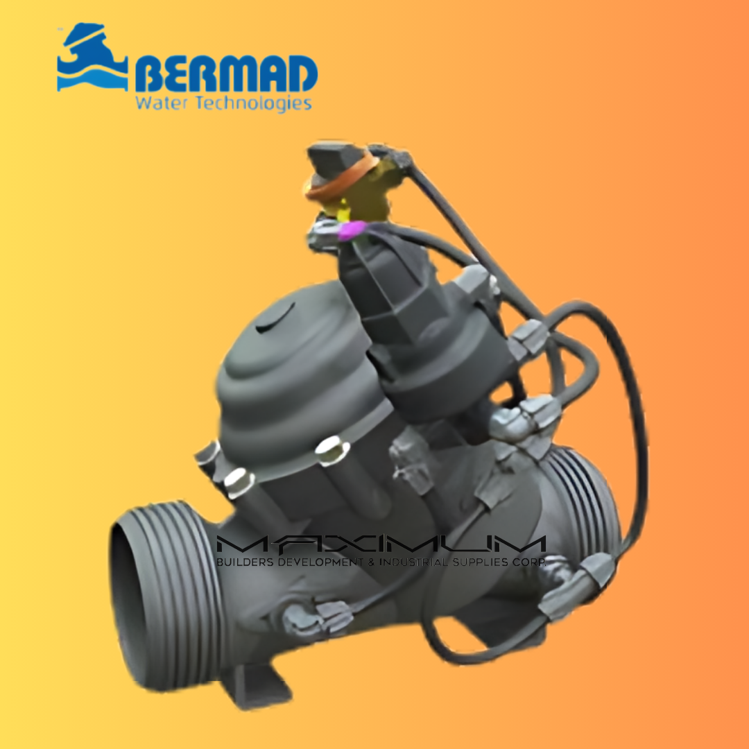 BER: BERMAD Flow Control Valve With Differential Pressure Duct & Manua ...