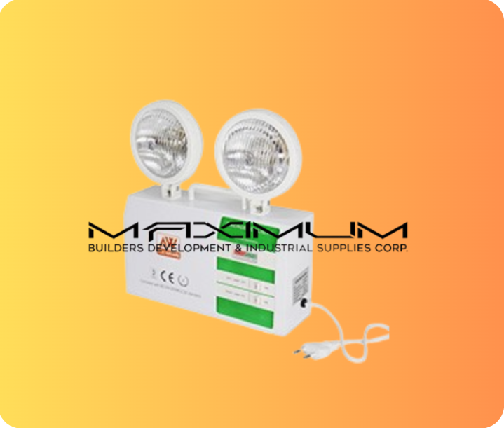 Twin Lamp Emergency light AW-EL0203 – Maximum Philippines